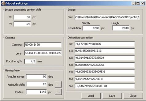 MP Application Model Settings Window Resource Elaborated By BEDNARCZYK Download Scientific