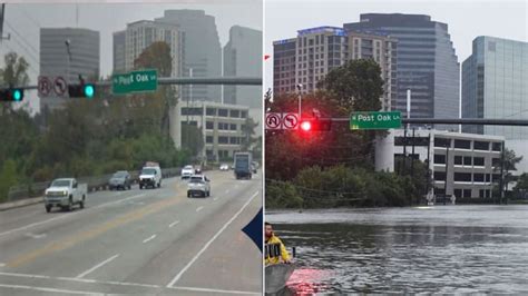 Underwater Metropolis Photos Of Houston Before And After Historic Flooding