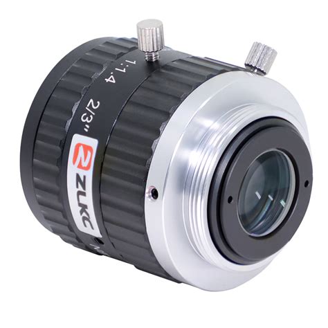 C口工业镜头8 12 16 25mm50低畸变500万f14监控机器视觉相机镜头虎窝淘