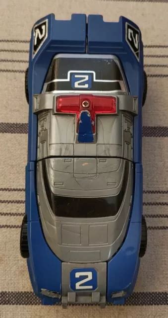 Power Rangers Turbo Deluxe Rescue Megazord Blue 2 Police Car Zord £18