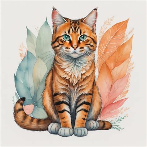 Premium Photo Tabby Cat Clipart