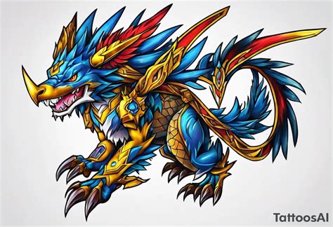 Digimon Tattoo Idea Tattoosai