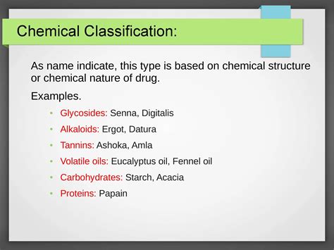 Part 45 Chemical And 6 Chemotaxonomical Classification