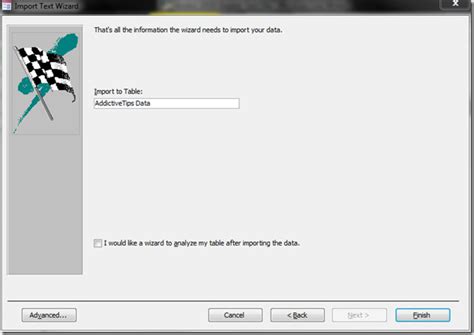 Import Text File In Access 2010