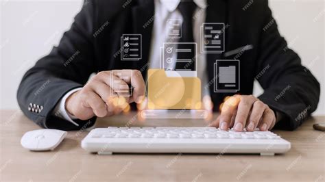 Premium Photo Uploading Documents From Folder Open File Folder With Flying Blank Documents