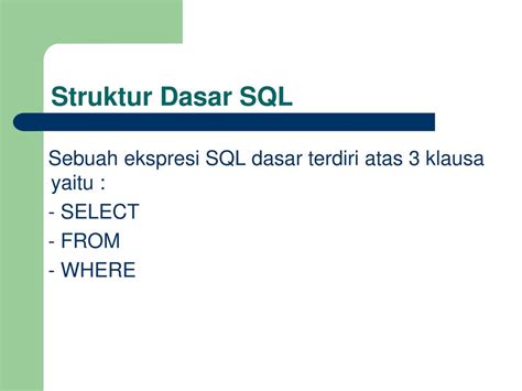 SQL (Structured Query Language) - ppt download