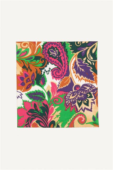 Large Scarf Scarf Vert Baandsh Hk