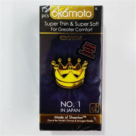 Okamoto Crown Thin Condom 12 Pcs Np