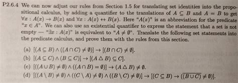 Solved For The Quantifier Proofs The Rules Mentioned In The Chegg Com