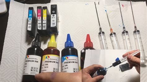 How To Guide Of Refilling Your Ink Cartridges For Your Printer Step By Step Diy Youtube