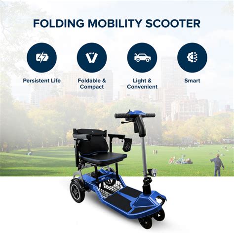Ultra Lightweight Folding Mobility Scooter For Travel Ziirobot Mobility