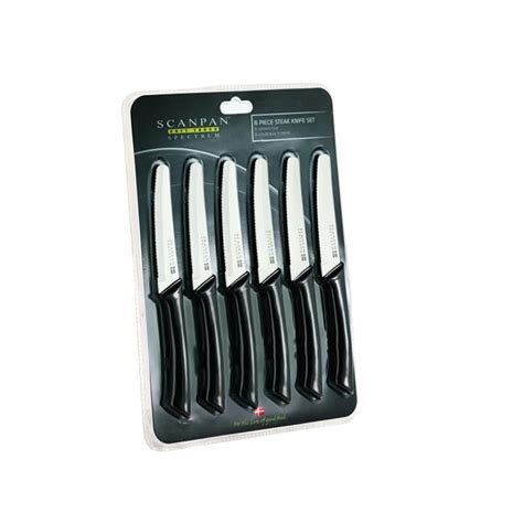 Scanpan 6pce Steak Knife Set Black Folders Reviews On Judge Me