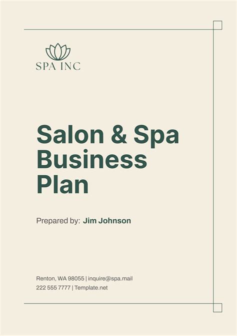 Free Spa Plan Templates Editable And Printable