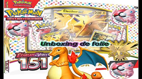 Ouverture Coffret Pokemon Electhor Ex Youtube