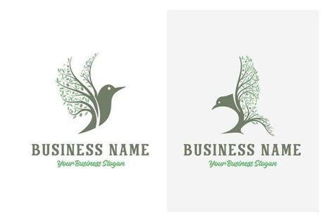 Tree Bird Logo Vector Art Icons And Graphics For Free Download