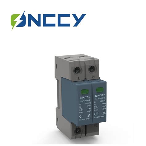 Arrester Solar System PV AC Surge Protection Device AC SPD 320V T1 T2