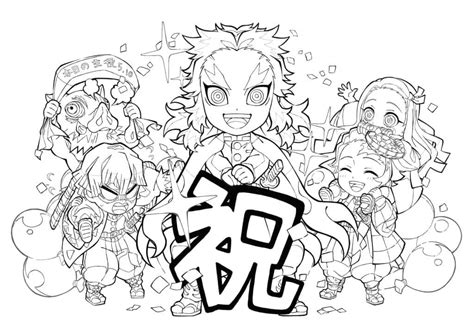 Coloriage Mitsuri Kanroji Demon Slayer Télécharger Et Imprimer