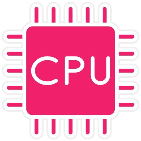 Premium Vector Vector Design Central Processing Unit Icon Style