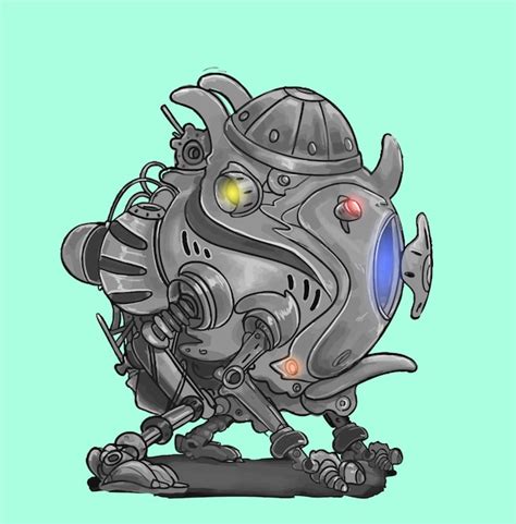 Premium Vector Flying Robot