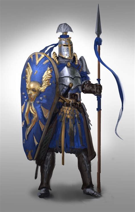 M Paladin Plate Helm Shield Spear Sword Midlvl Dungeons And Dragons Characters Dnd Characters