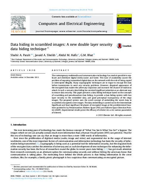 pdf data hiding in scrambled images a new double layer security data
