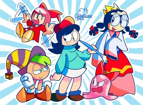 Ding Dong Kirby Girls By Cloudchuartz On Deviantart
