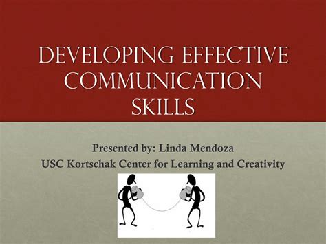 SOLUTION: Developing effective communication skills - Studypool