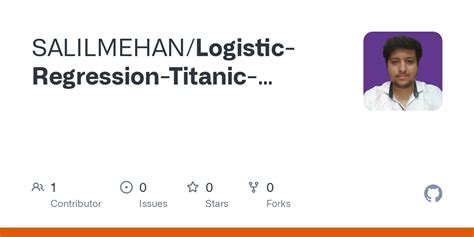 Logistic Regression Titanic Datasetlogistic Regression Titanicipynb