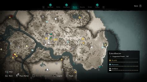 Assassins Creed Valhalla Full World Map And Treasure Guide