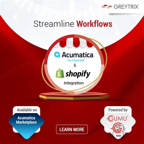 Jayesh Greytrix On Linkedin Gumu™ For Acumatica Shopify Integration