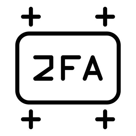 2fa Internet Icon Outline Vector Password Verification 15063488 Vector Art At Vecteezy