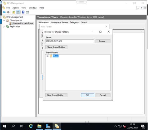 Dfs Namespace Dan Replication Windows Server 2019 Idnid