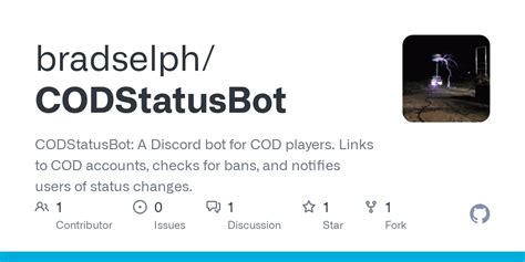 Github Bradselphcodstatusbot Codstatusbot A Discord Bot For Cod
