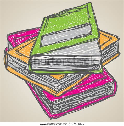 Illustration Sketch Book Stock Vector Royalty Free 183934325 Shutterstock