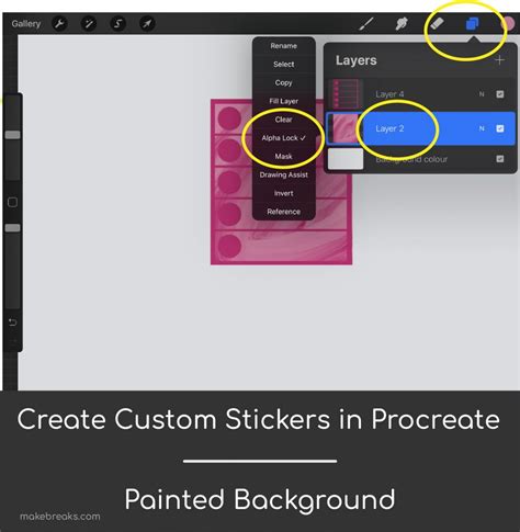 Make Custom Planner Stickers In Procreate Procreate 5 Tutorial Make Breaks