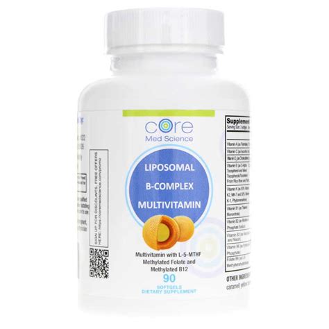 Liposomal B Complex Multivitamin Core Med Science