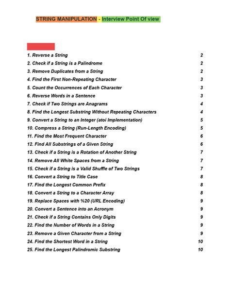 Java String Programs Interview Pdf String Computer Science Theoretical Computer Science