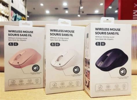 Miniso Wireless Mouse Silent Click Elektronik Bagian Komputer