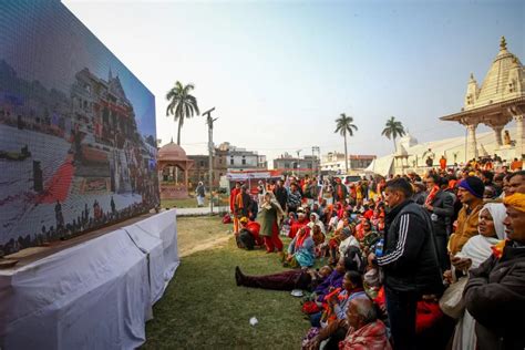 Devotees Flock To Newly Inaugurated Ram Temple In Ayodhya Gg2