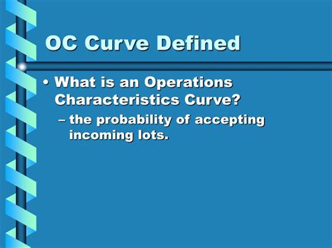 Ppt Operating Characteristic Oc Curves Powerpoint Presentation