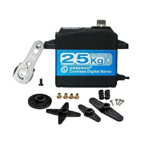 Ds3225sg 25kg 180° Waterproof Coreless Digital Servo Motor 7 4v Metal Gear Alise Operations