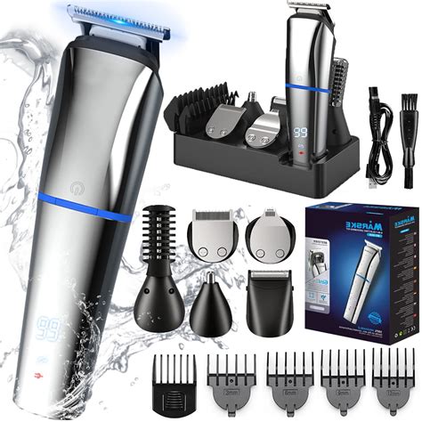 Beard Trimmer For Menhair Clippers Electric Ipx7 Waterproof Mustache