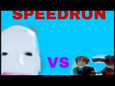 Roblox SPEEDRUN ESCAPE RUNNING HEAD WITH BluZuraJustBlue YouTube