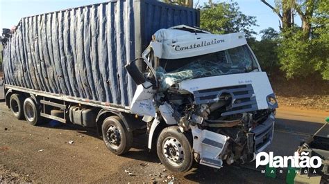 Moradores de Sarandi sofrem ferimentos graves após acidente envolvendo três caminhões na rodovia