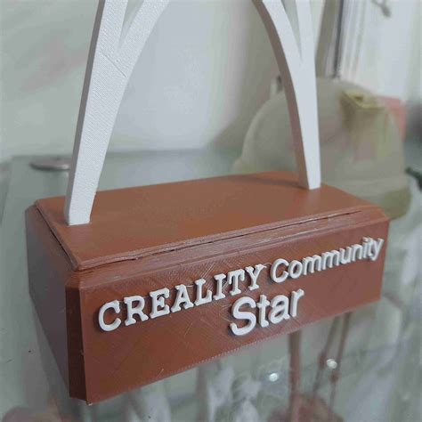 3dp Trophy Creality Community Star 3d Models Download Creality Cloud