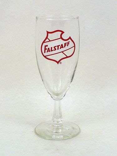 1943 Falstaff Beer 7½ Inch Tall Stemmed Acl Drinking Glass Saint Louis