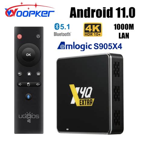 Woopker-Dispositivo-de-TV-inteligente-UGOOS-X4Q-decodificador-con ...