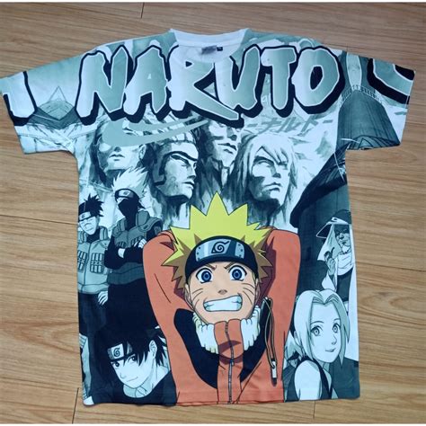 Jual Kaos Naruto 12 Aop All Of Print Depan Belakang Kaos Tag Thailand