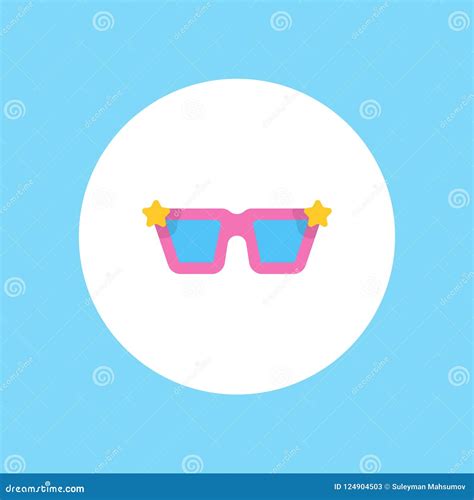 Sun Glasses Vector Icon Sign Symbol Stock Vector Illustration Of