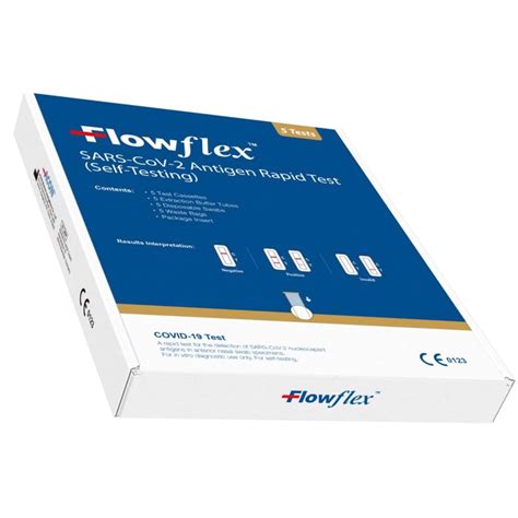 Flowflex Flowflex One Step Lateral Flow Test Kit 5 Tests One Step Test For Sars Cov 2